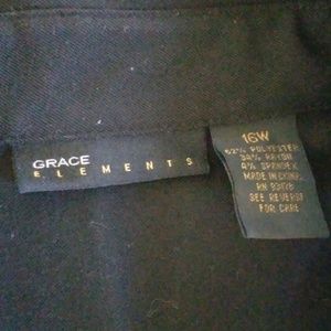 Grace Elements | Tops | Grace Elements Black Dress Shirt | Poshmark